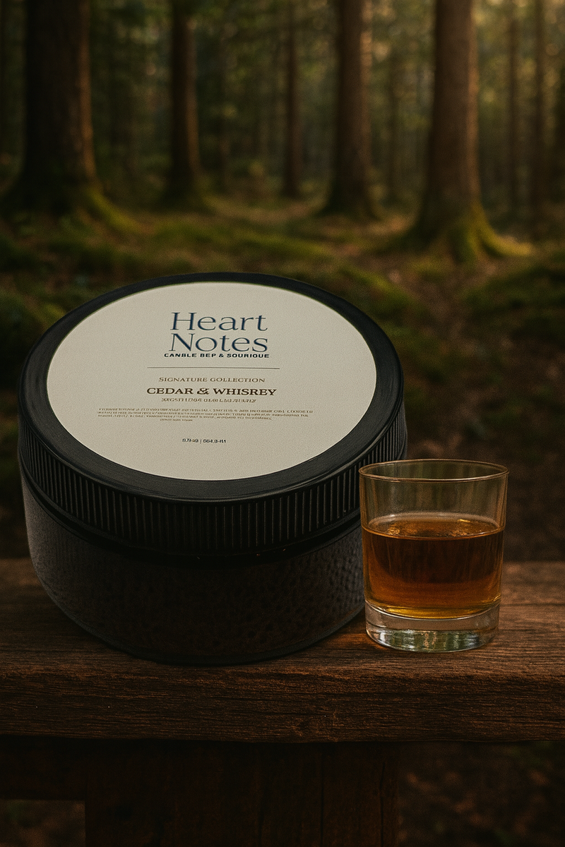 Signature Lotion 8 fl oz - Cedar & Whiskey – Heart Notes Candle Bar ...